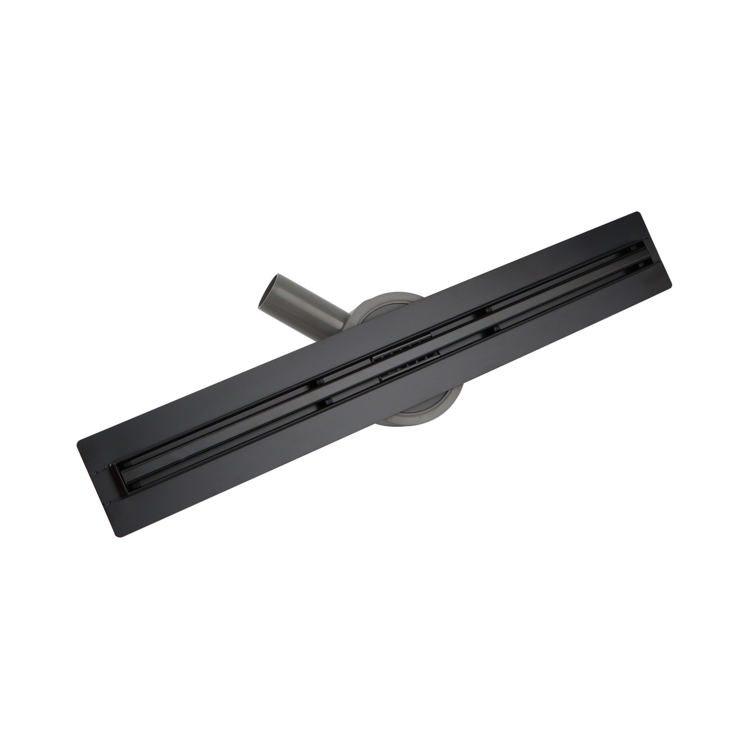 Douchegoot zwart 80mm - D-Radiatoren